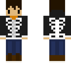 Skeleton Jacket | Minecraft Skin