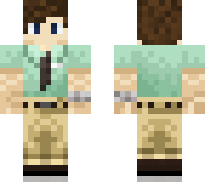 Lukster in the permit office | Minecraft Skin