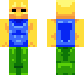 Roblox Noob Skin | Minecraft Skin