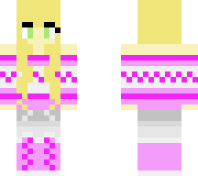 Winter Melissa 3 pixel | Minecraft Skin