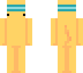 yellow axolotl training | Minecraft Skin