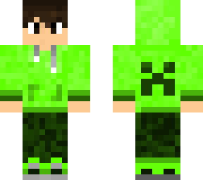 Creeper Guy Hood | Minecraft Skin