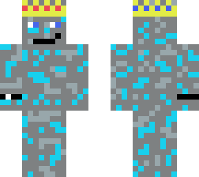 Diamond Ore King | Minecraft Skin