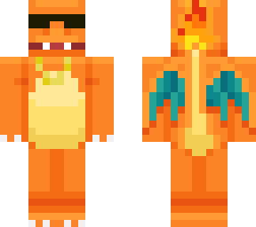Drip charizard | Minecraft Skin