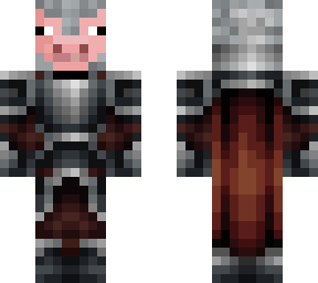 Flame Fool Knight | Minecraft Skin