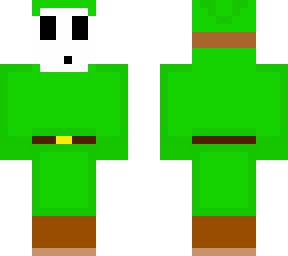 green shy guy | Minecraft Skin