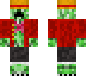 monkey d creeper | Minecraft Skin