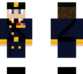 Navy admiral | Minecraft Skin