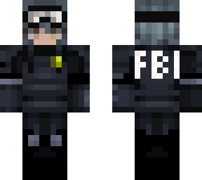 Blue FBI | Minecraft Skin