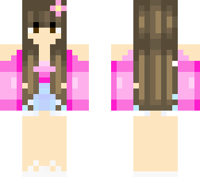 Cute pink girl | Minecraft Skin