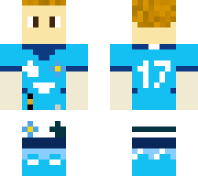 Kevin de Bruyne (KDB) Special - Home Kit | Minecraft Skin