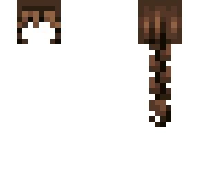 Medium Single Braid HB Brown | Minecraft Skin