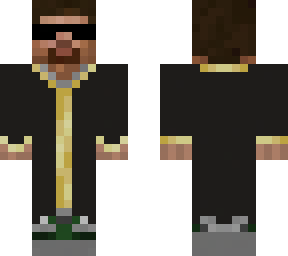 OG Steve w/ Evoker Cloak + Glasses | Minecraft Skin