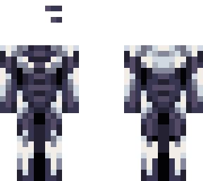 Black & Grey Mecha Suit - OB | Minecraft Skin