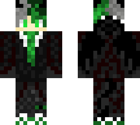 Dark Green Demon | Minecraft Skin