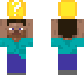 steve holding block | Minecraft Skins