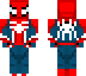 Spider man advanced suit 2.0 (Hive style) | Minecraft Skin