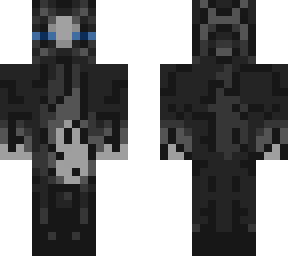 Splotchy b&w enderman | Minecraft Skin