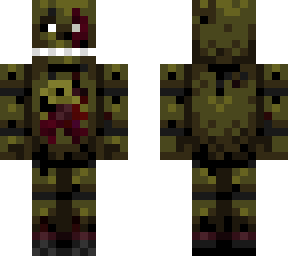 fnaf springtrap | Minecraft Skins