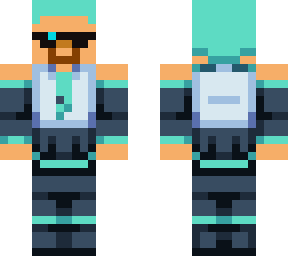 Aagent(Hatsune Miku Version) | Minecraft Skin