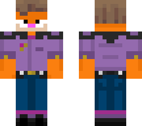 Garfield purple guy | Minecraft Skin
