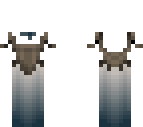 Ombre Corset Dress - Fading Waves | Minecraft Skin