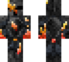Dark Crystalized Knight (Ruby to Gold) | Minecraft Skin