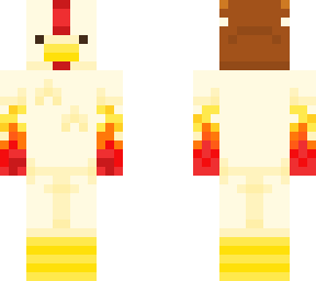 L-L-L-Lava! Ch-Ch-Ch-Chicken! | Minecraft Skin