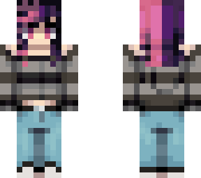 emo hair | Minecraft Skins