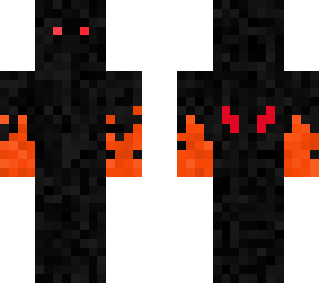 red eyed demon | Minecraft Skin