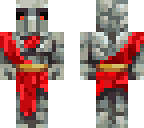 red stone golem | Minecraft Skin