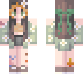 tatted riss w bow | Minecraft Skin