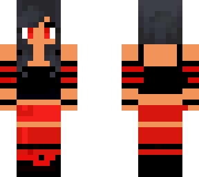 Aphmau but red | Minecraft Skin