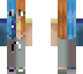 Half Inverted Chic Spring | Minecraft Skin