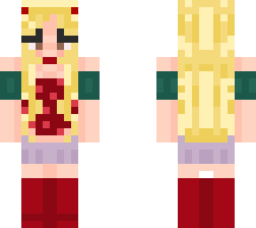 Aria Bela Rubia | Minecraft Skin
