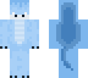 Blue Dinosaur reskin | Minecraft Skin