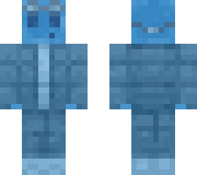 Blue Slime Moncler | Minecraft Skin