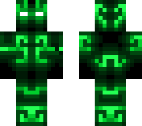 Glow Flow armor trim guy | Minecraft Skin
