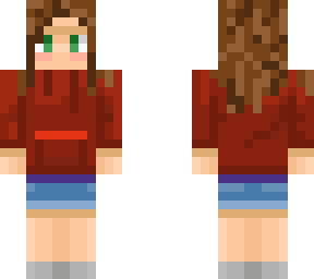 Hoodie and jorts | Minecraft Skin