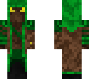 Plant Mage assassin (common cape) | Minecraft Skin