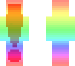 Rainbow exclamation point | Minecraft Skin