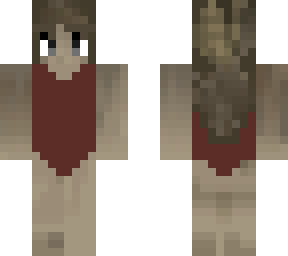 Zombie Husk Girl Bathe | Minecraft Skin