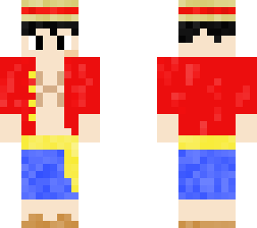Luffy from One Piece | Minecraft Skin