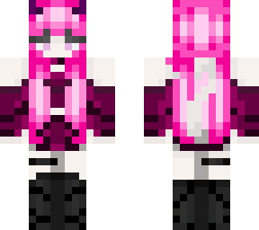 pink demon | Minecraft Skin