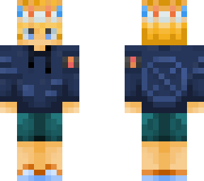 ~ Crowned Orange Menace ~ | Minecraft Skin