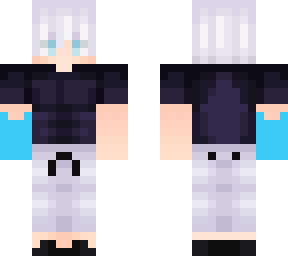 gojo blue hand | Minecraft Skin