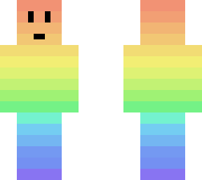 Just a rainbow guy | Minecraft Skin