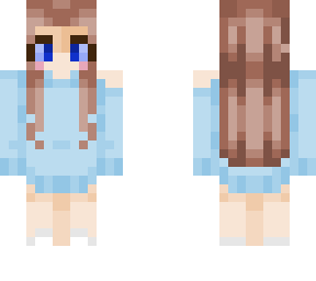 Blue sweater | Minecraft Skin