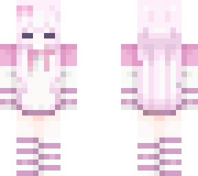 Cute Pink Girl | Minecraft Skin