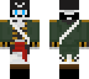 Queen's Ranger Officer Border Collie | Minecraft Skin